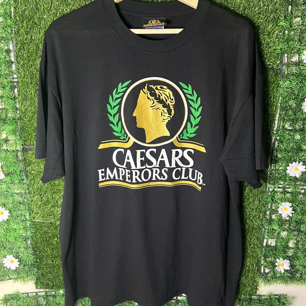 Vintage Caesars Emperors club rare promo shirt... - Depop