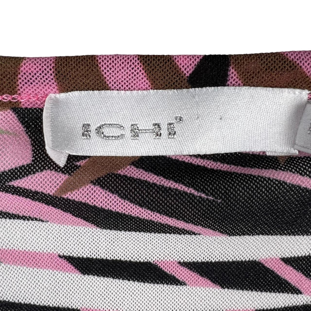 tropical mesh top y2k vintage size small vacation... - Depop