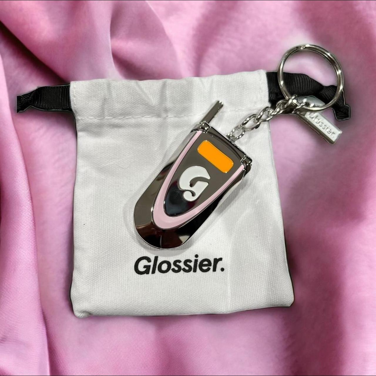 exclusive la glossier cell phone keychain adorable... - Depop