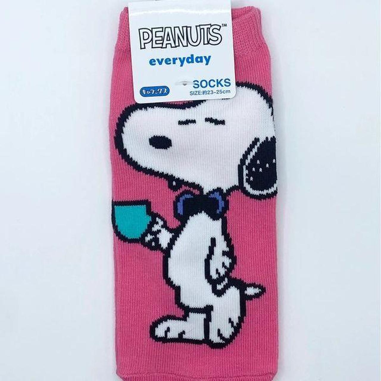 Peanuts Snoopy Pink Women’s Socks Unused Bought... - Depop