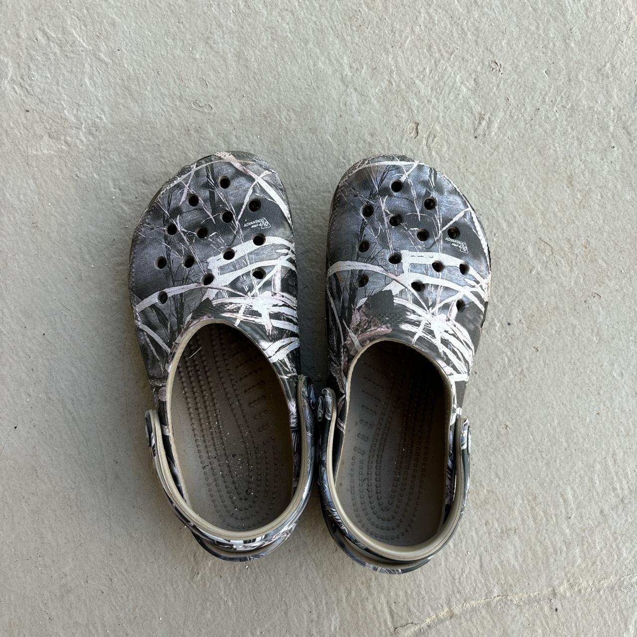 Camo crocs Kinda faded - Depop