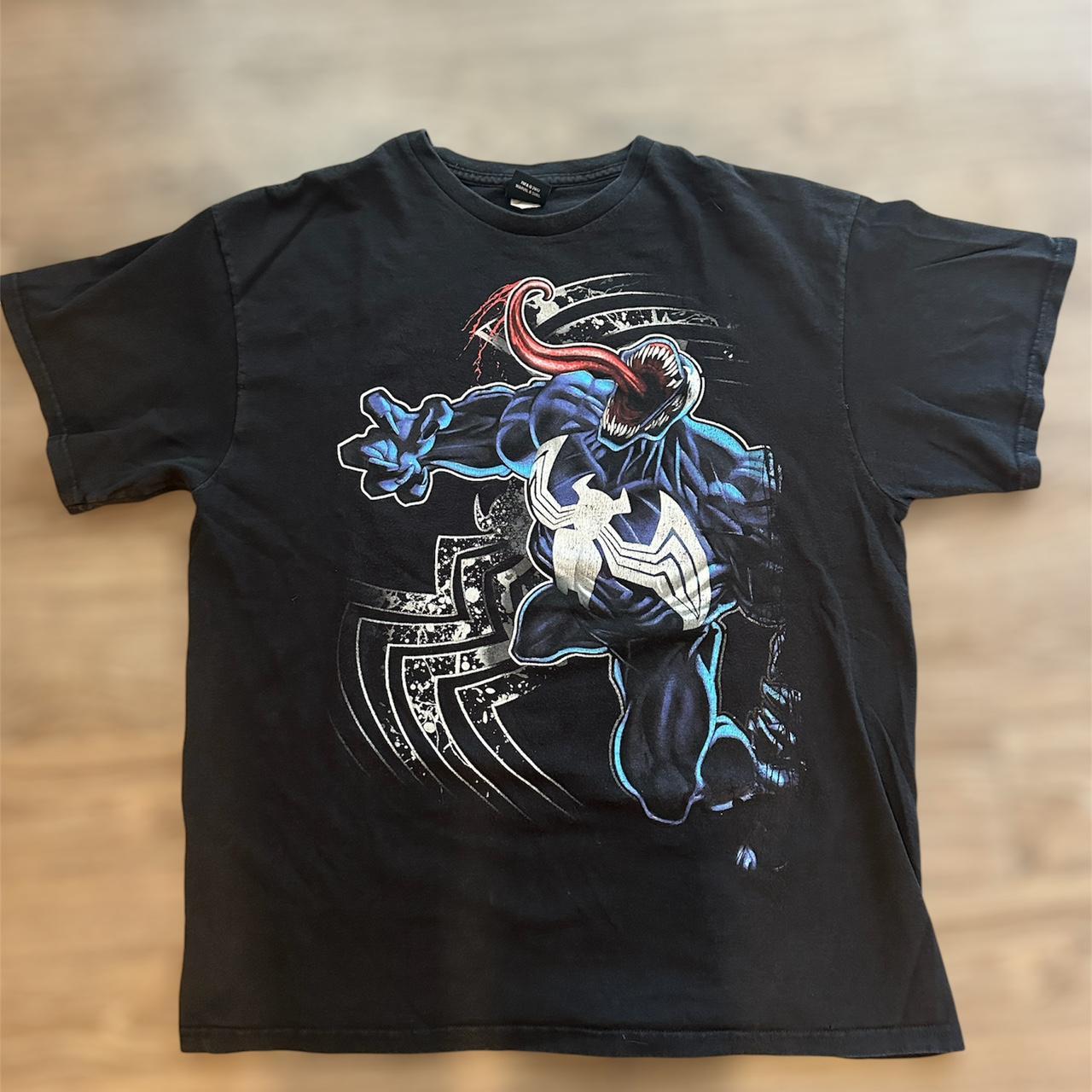 Venom T no stains or rips just a little faded and... - Depop