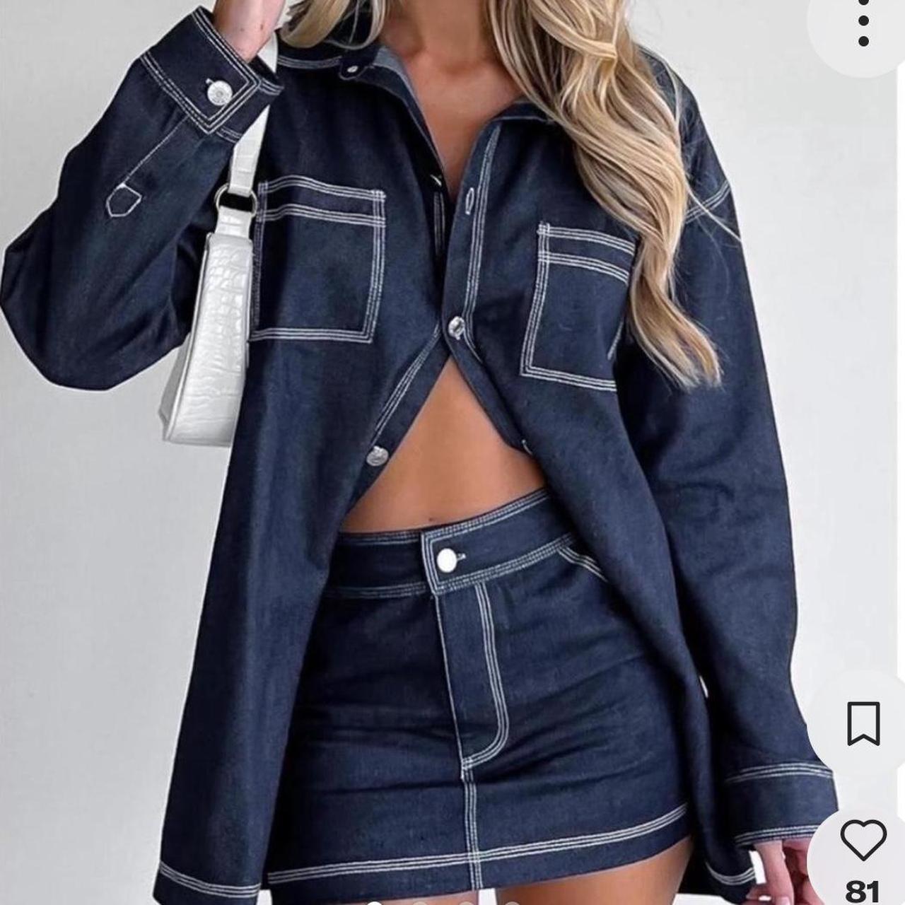 White fox set bottoms xs top s/m CAN SELL SEPARATE | Depop