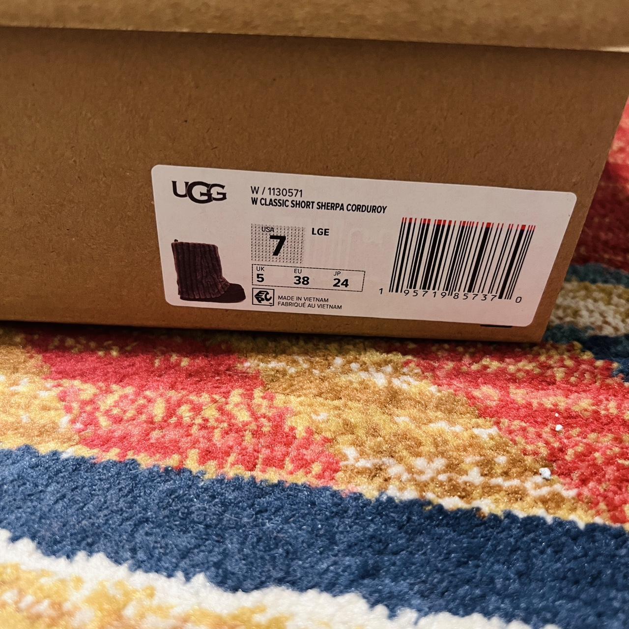 UGG Classic Short Sherpa Corduroy platform boots ... - Depop