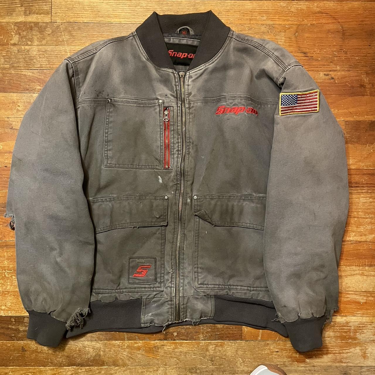 Snap-on tools jacket XL Measurements: Pit to pit:... - Depop