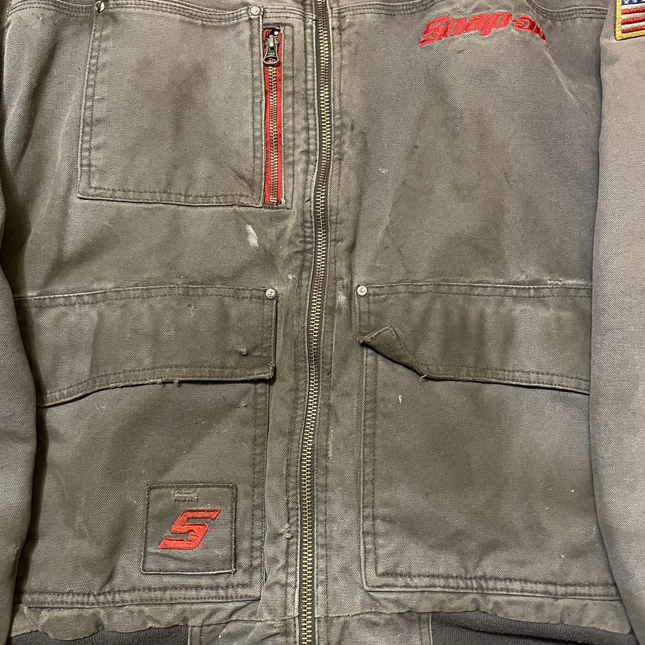 Snap-on tools jacket XL Measurements: Pit to pit:... - Depop
