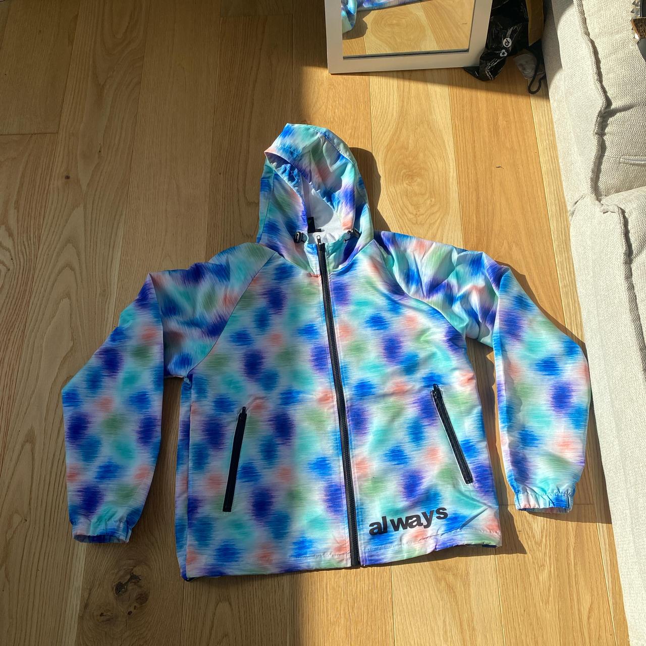Beautiful light summer adwysd windbreaker/rain... - Depop