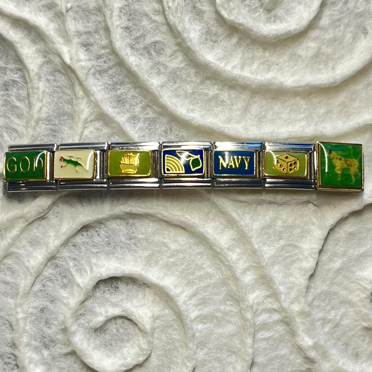 Cool Toned Charm Bracelet Bundle 7 links... - Depop