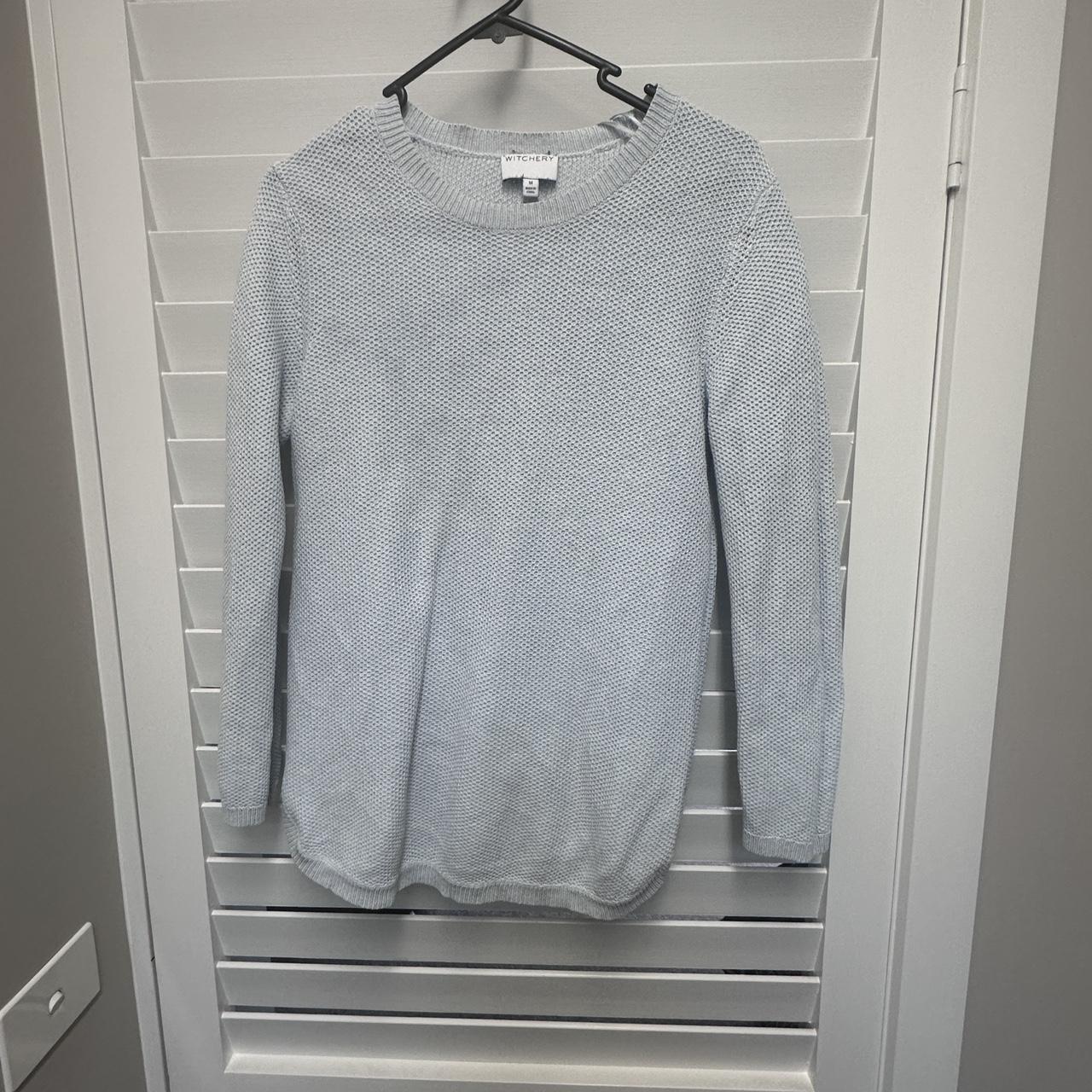 Witchery size medium knit cotton sweater Excellent... - Depop