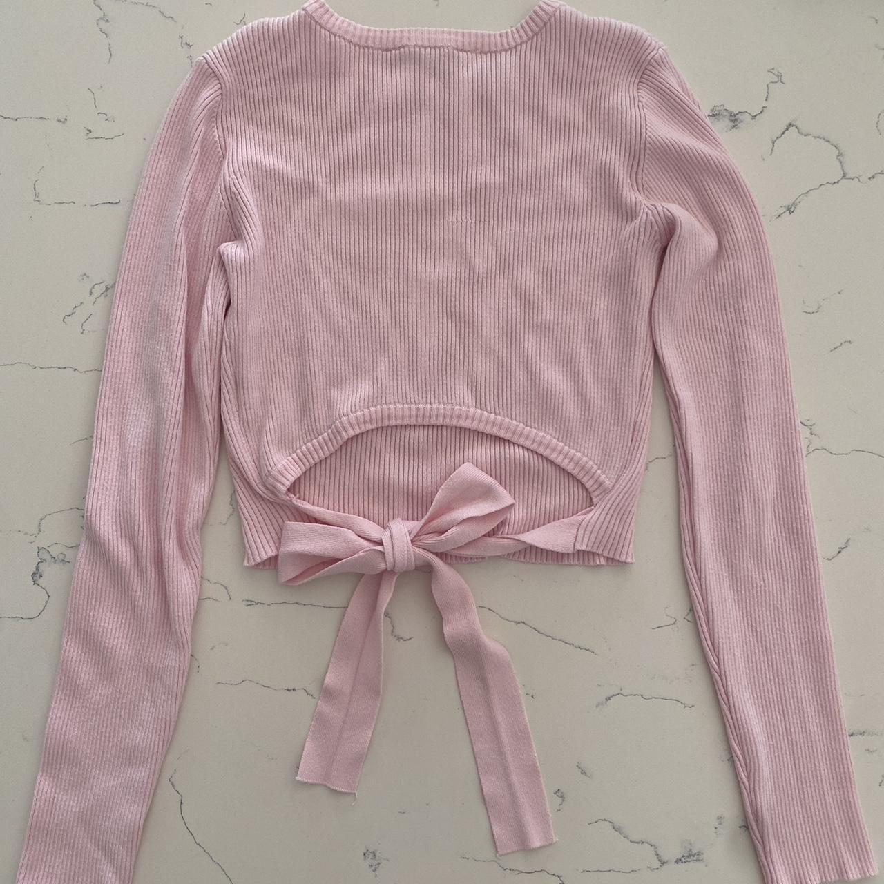 Glassons tie back ballet core top RRP $40 - Depop