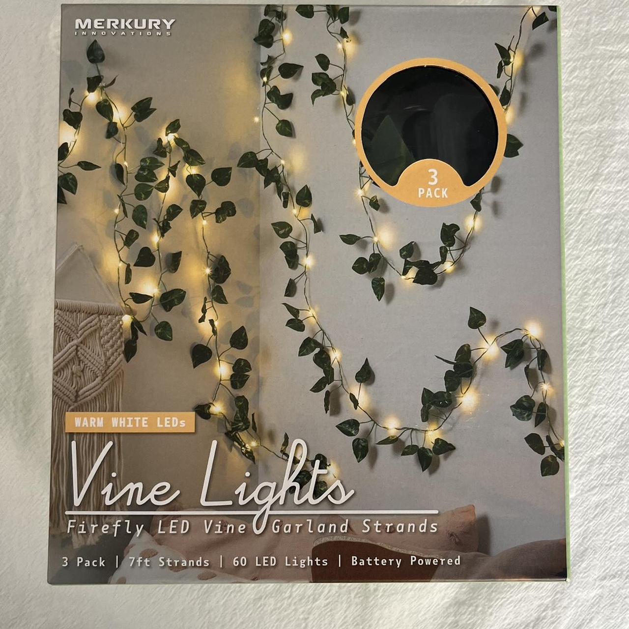 3 pack led vine lights!! Unopened box never been... - Depop