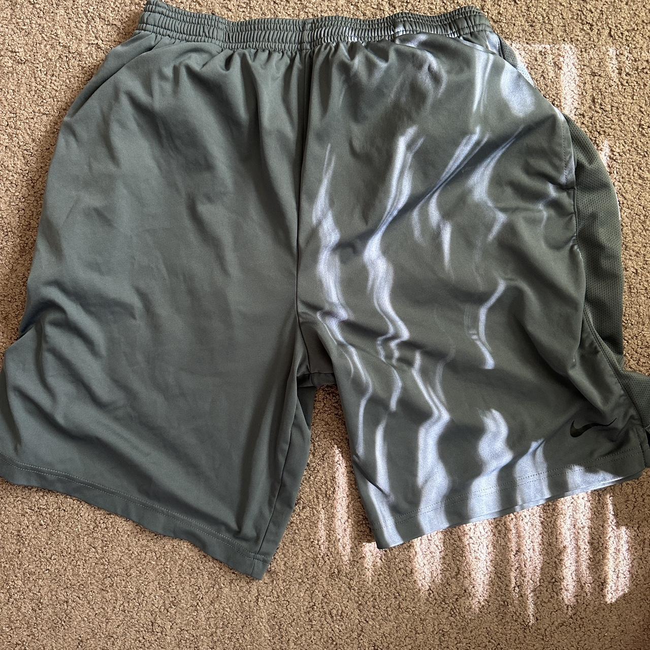 Grey Nike Shorts No Flaws Large Streetwear Y2k Depop