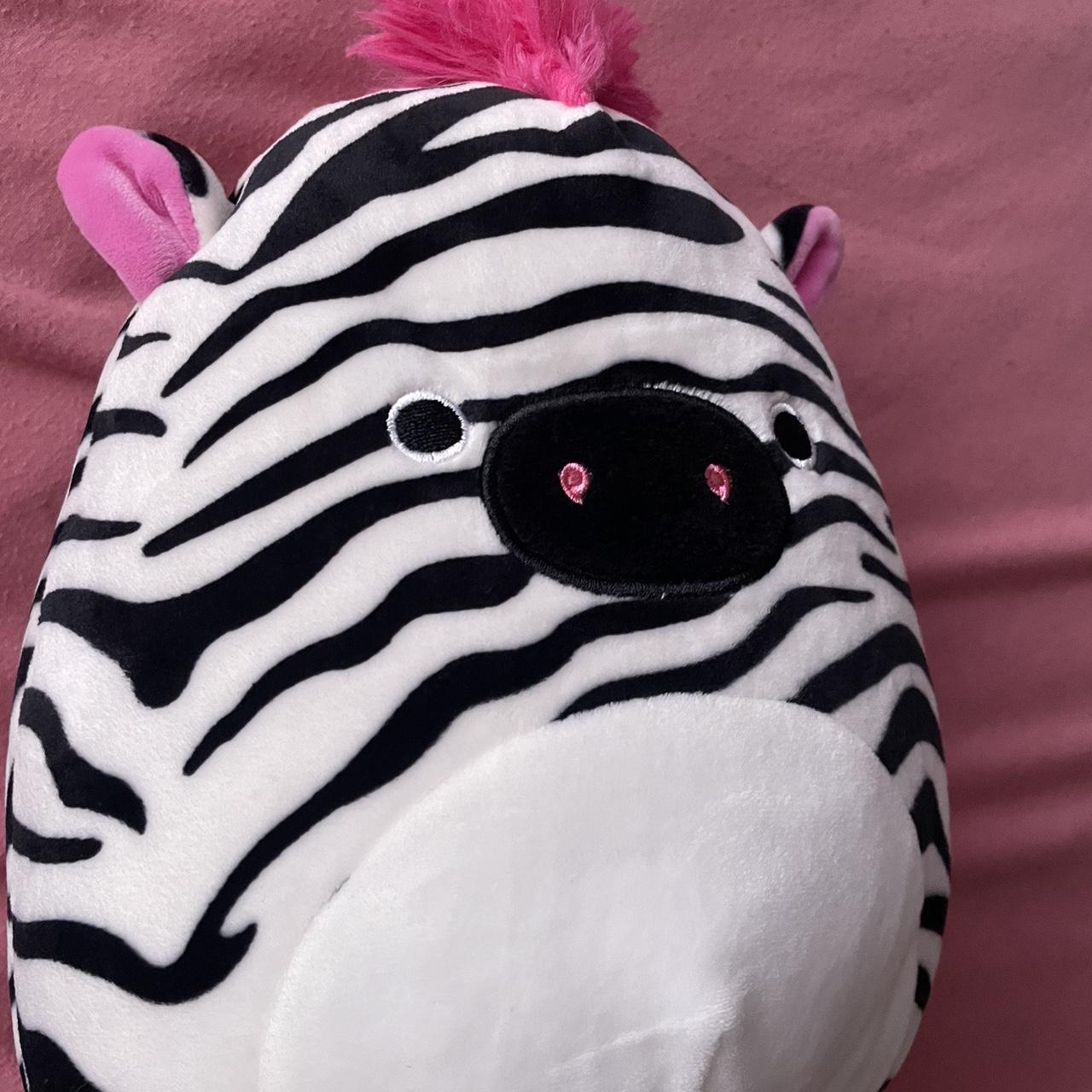 Medium size zebra squishmallow - Depop