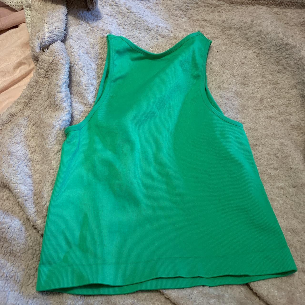primark seamless race neck crop top size S worn once... - Depop
