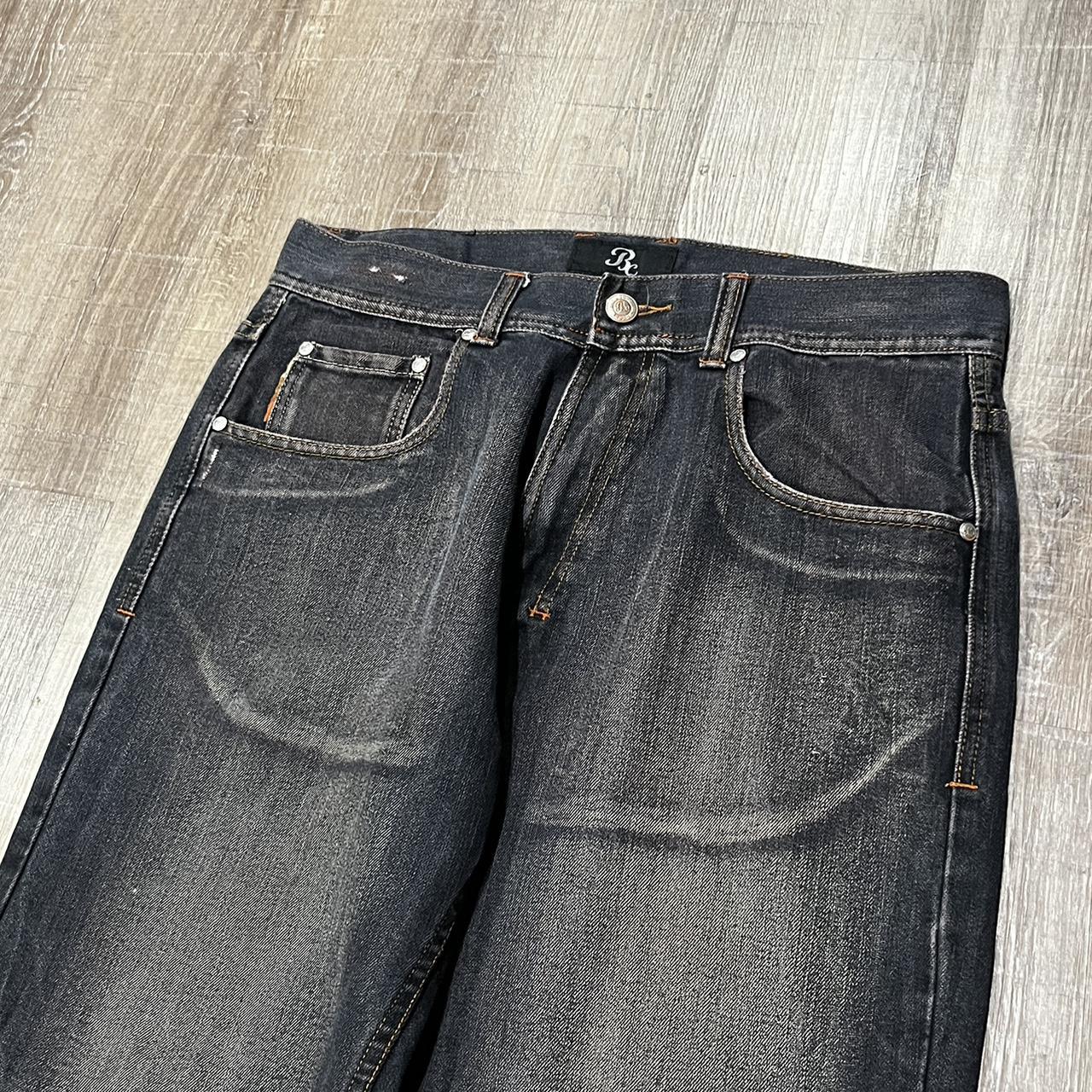 Basic code dark baggy denim (36x32) | Depop