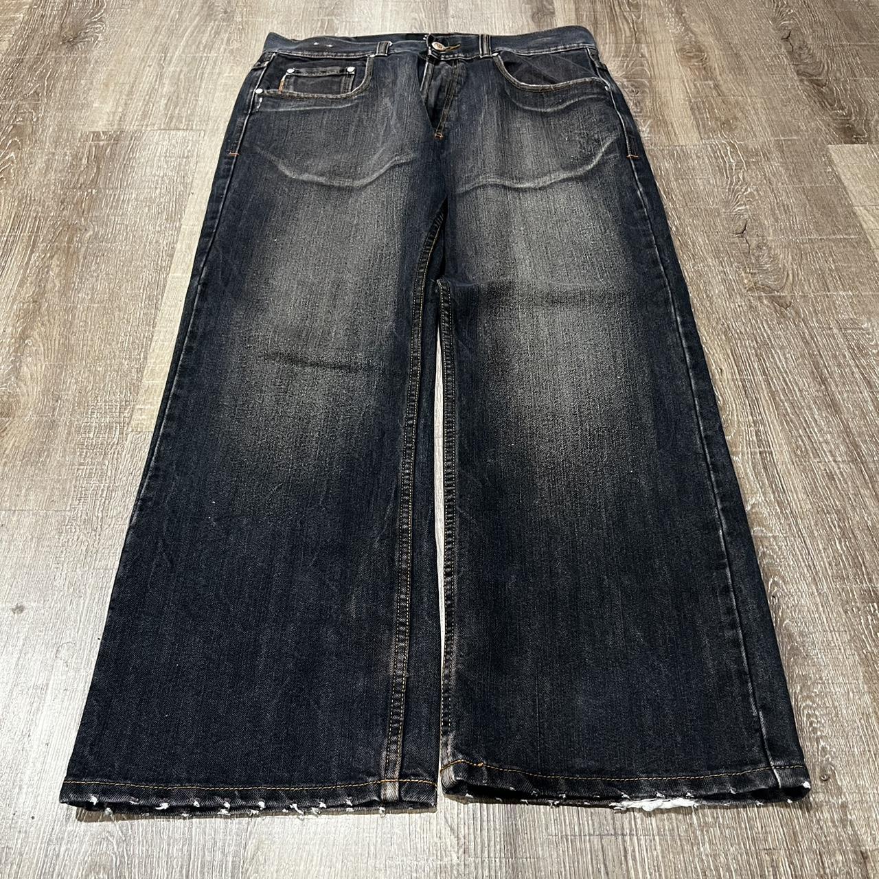 Basic code dark baggy denim (36x32) | Depop