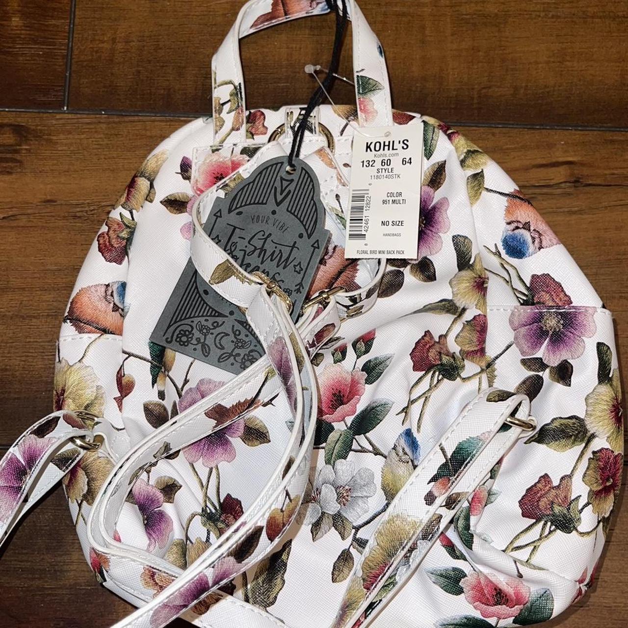 kohls mini backpack -2 different compartments, 1... - Depop