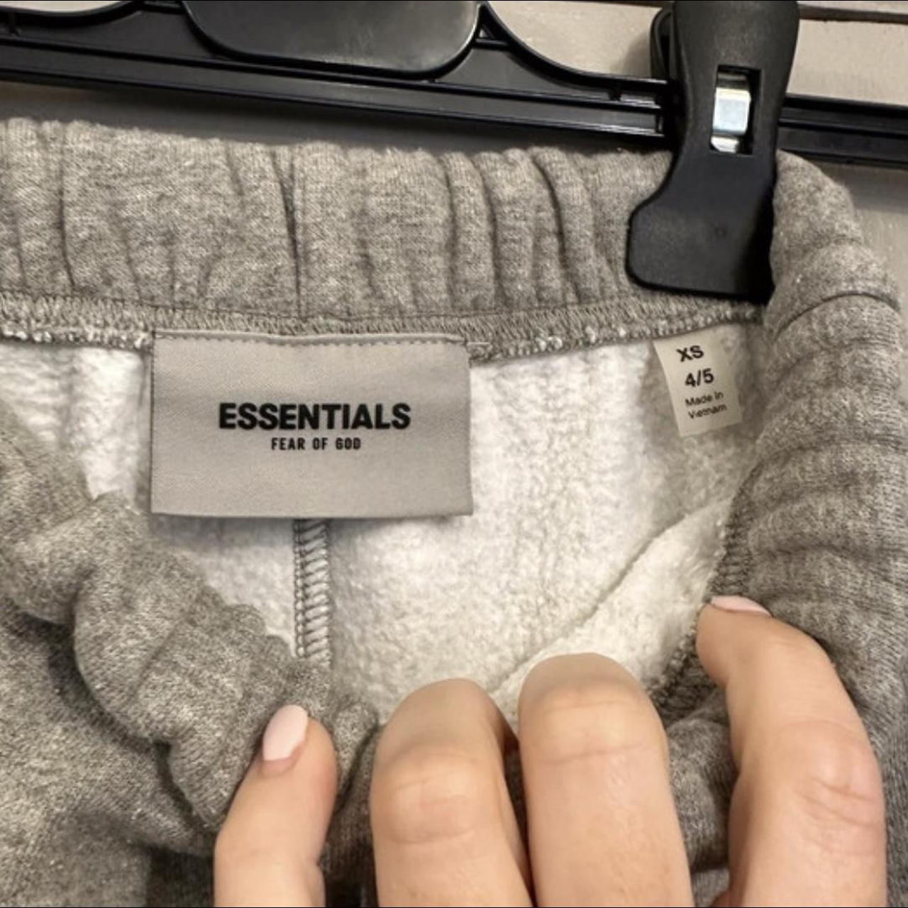 Kid’s grey essentials fear of god tracksuit Jumper... - Depop