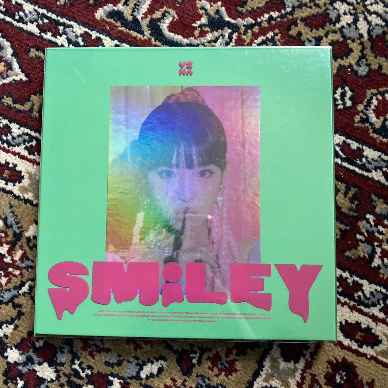 yena - smiley album comes with poster NO PHOTOCARD... - Depop