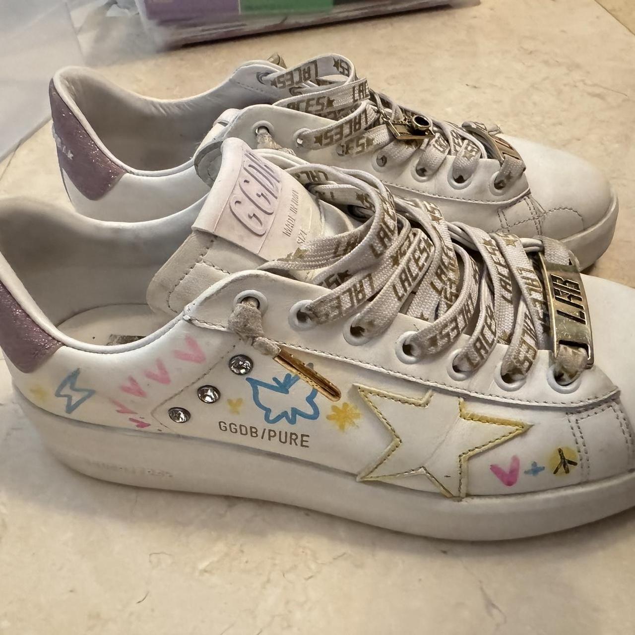 The cutest customized golden goose. These are so... - Depop
