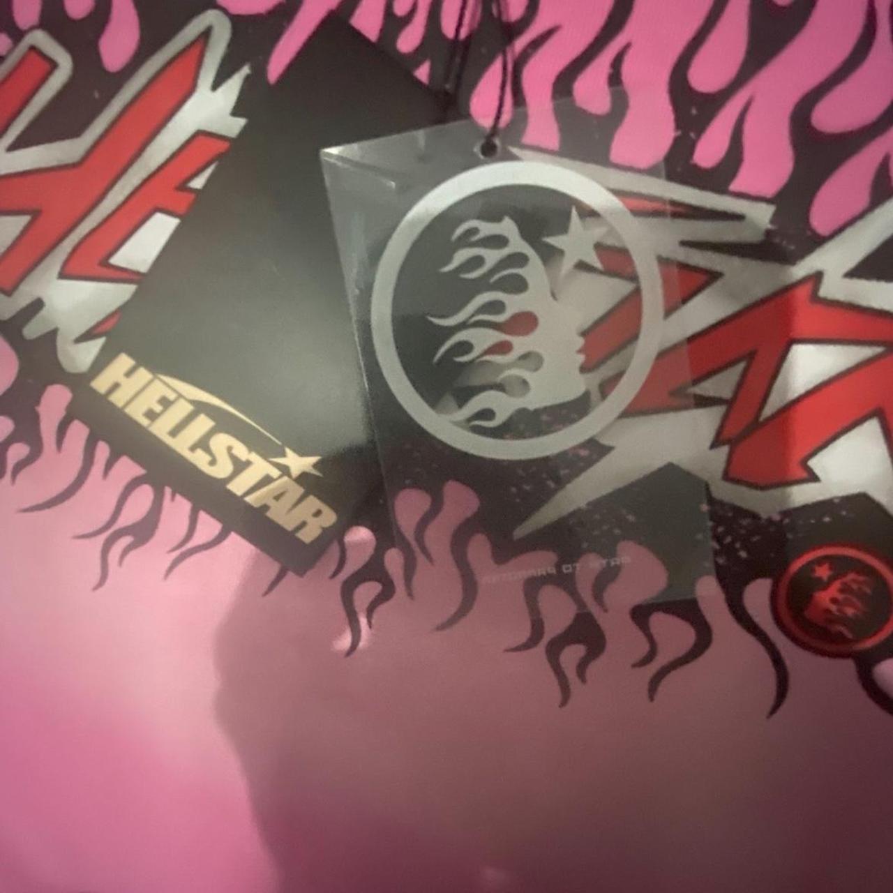 Pink hellstar hoodie (throw the best offer) - Depop