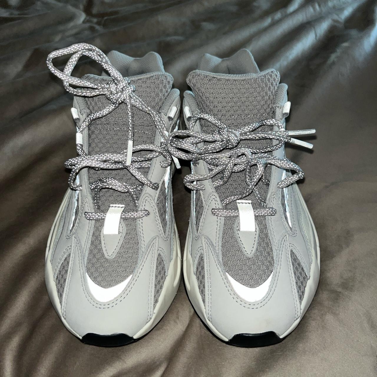 Barely worn yeezy static v2 reflective!! Worn three... - Depop