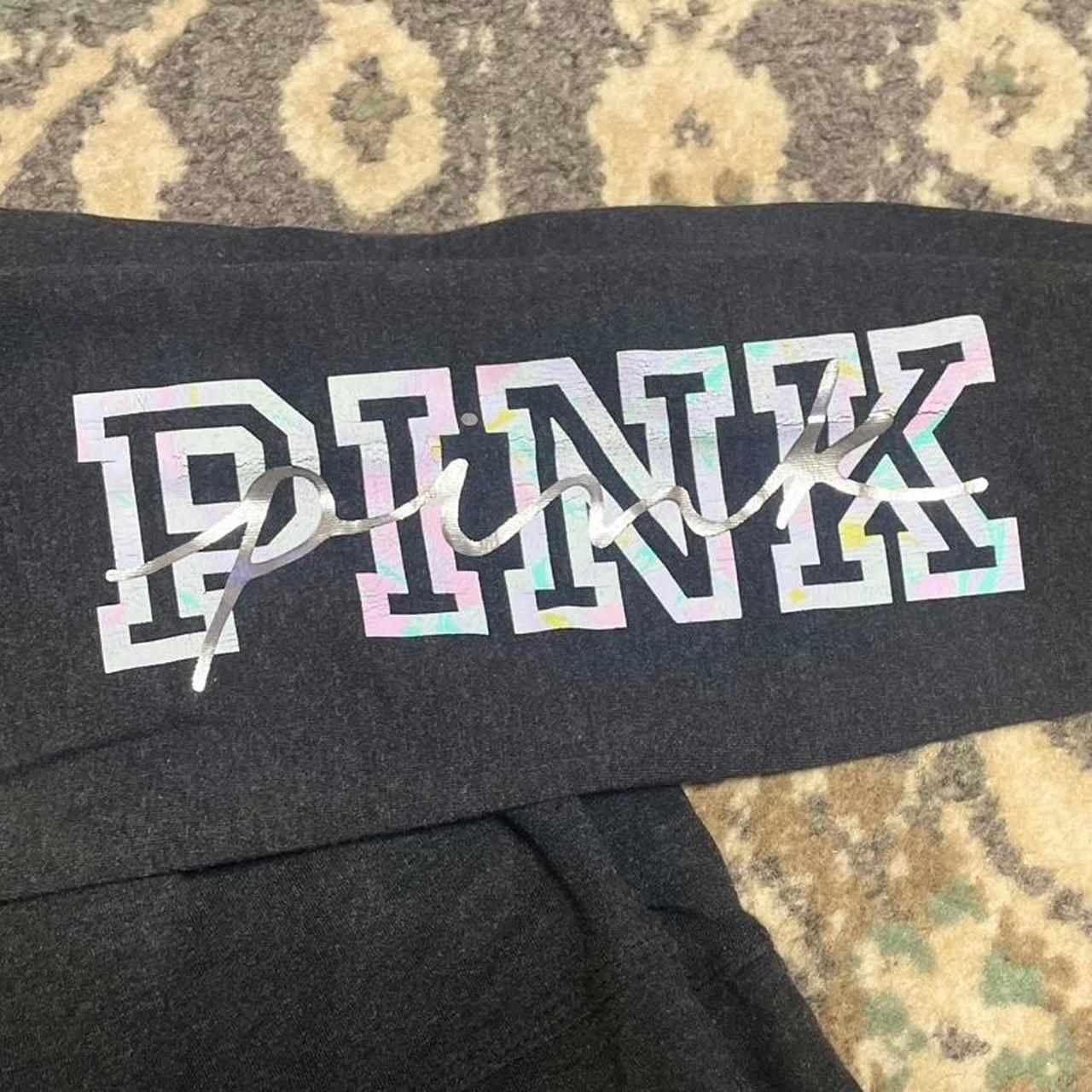 Victoria’s Secret PINK black leggings #VSPink #y2k... | Depop