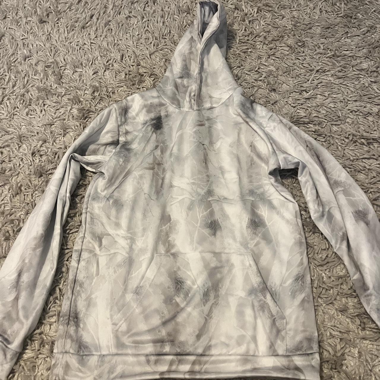 Medium light camo hoodie - Depop