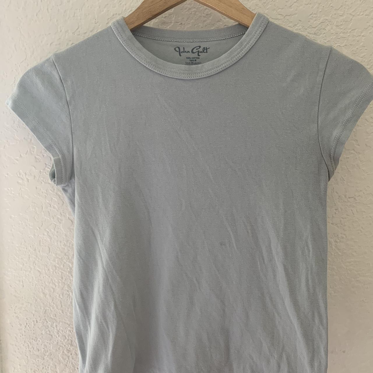 Brandy Melville baby blue tee One size fits like a... - Depop