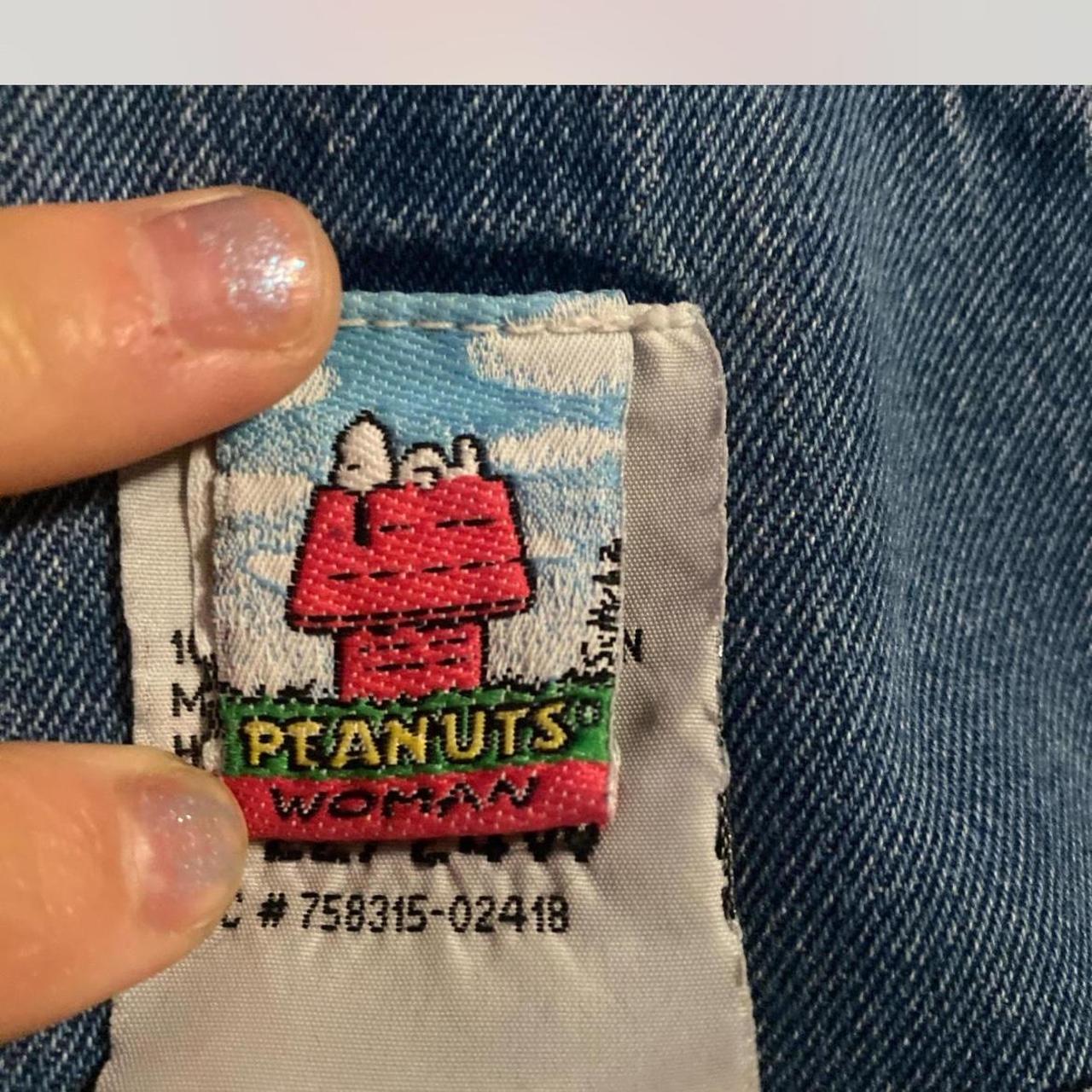 vintage snoopy short overalls. Size 22. - Depop