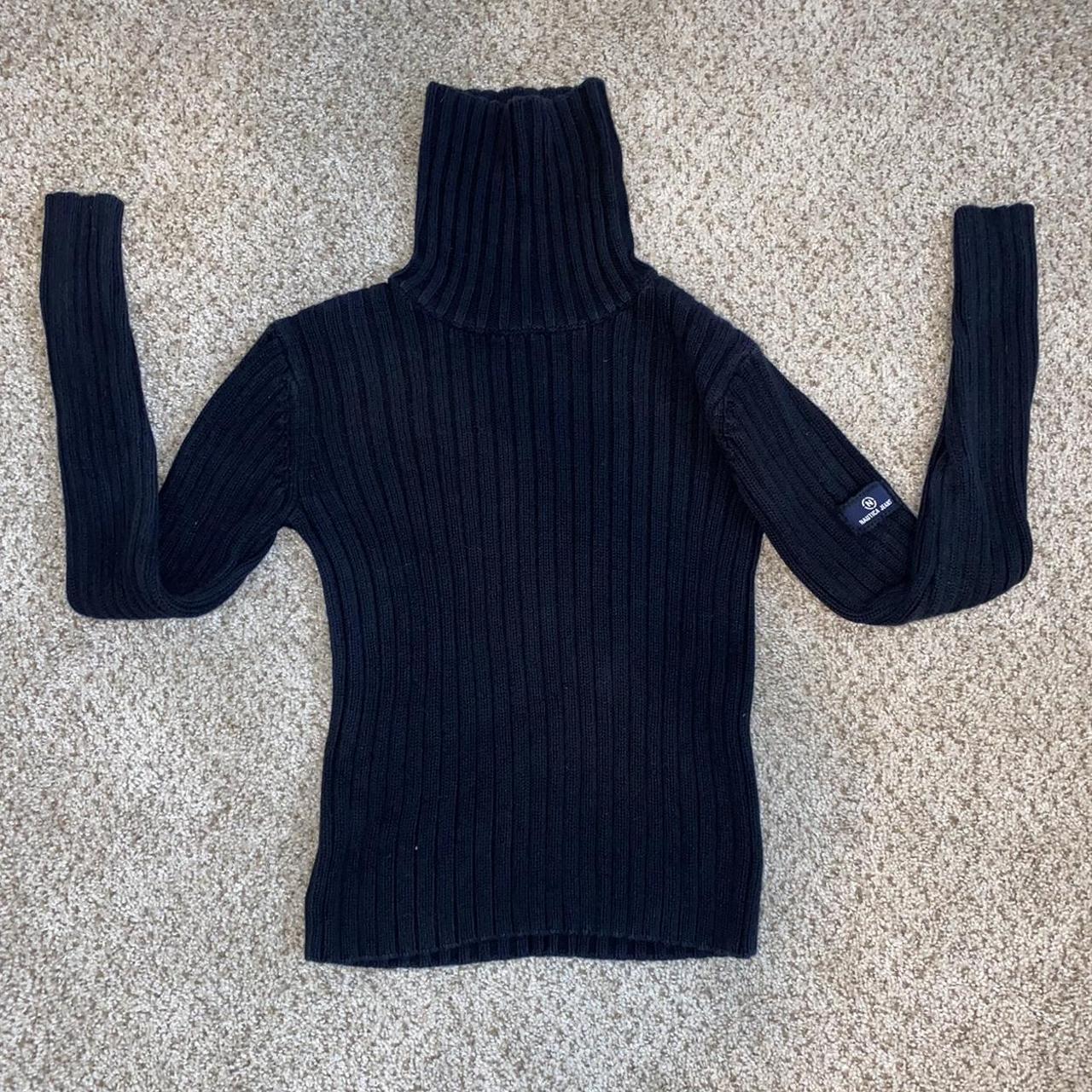 Nautica navy blue turtle neck size XS - Depop