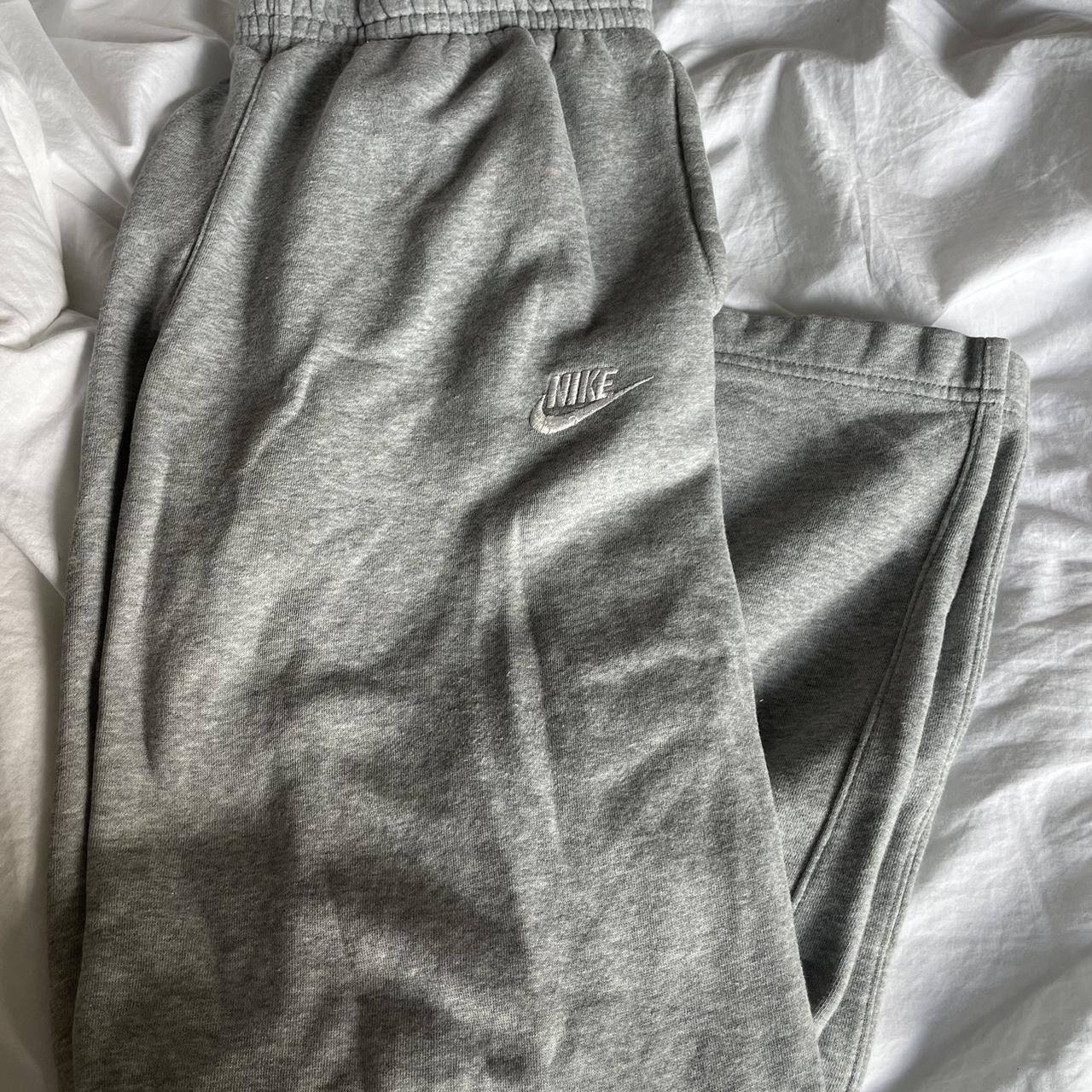 Nike Grey Sweatpants - Depop