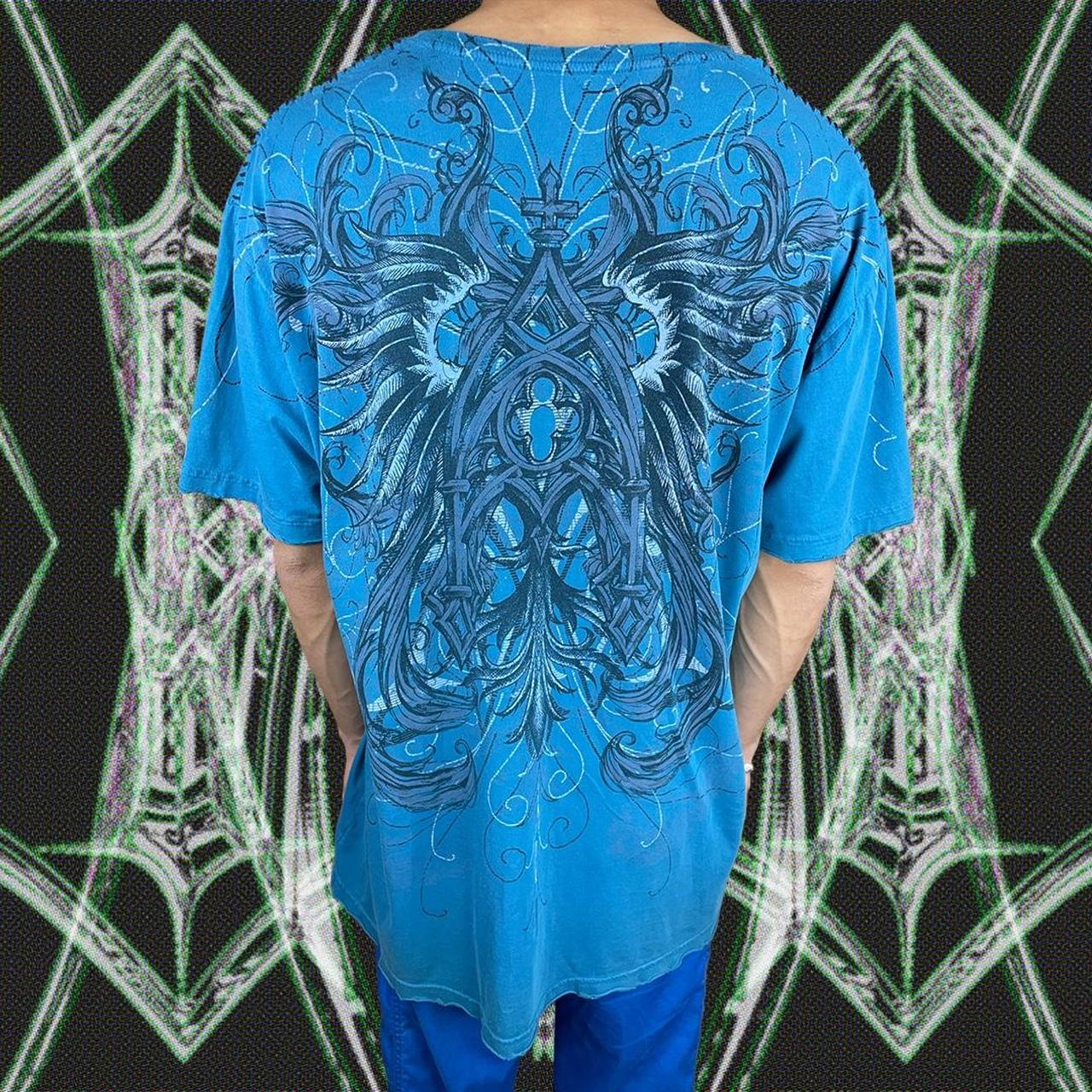 Affliction Grunge Y2k Live Fast T Shirt Affliction... - Depop