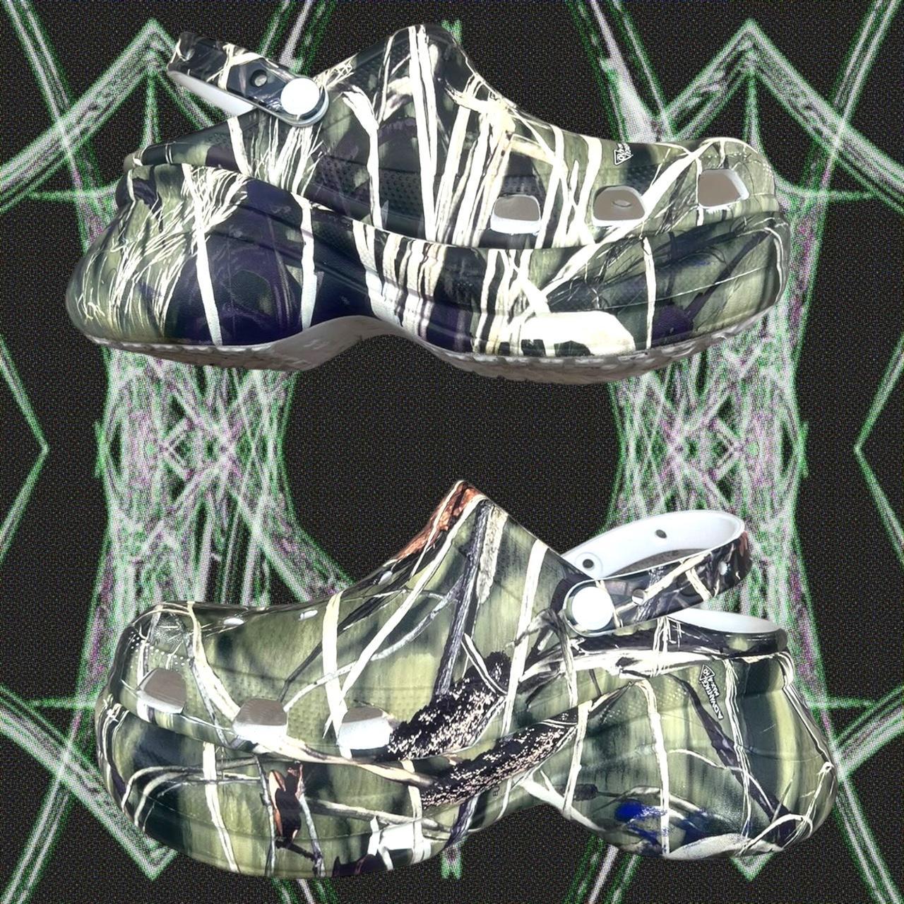 Crocs Advantage Max 4d Camouflage Shoe Lightly... - Depop