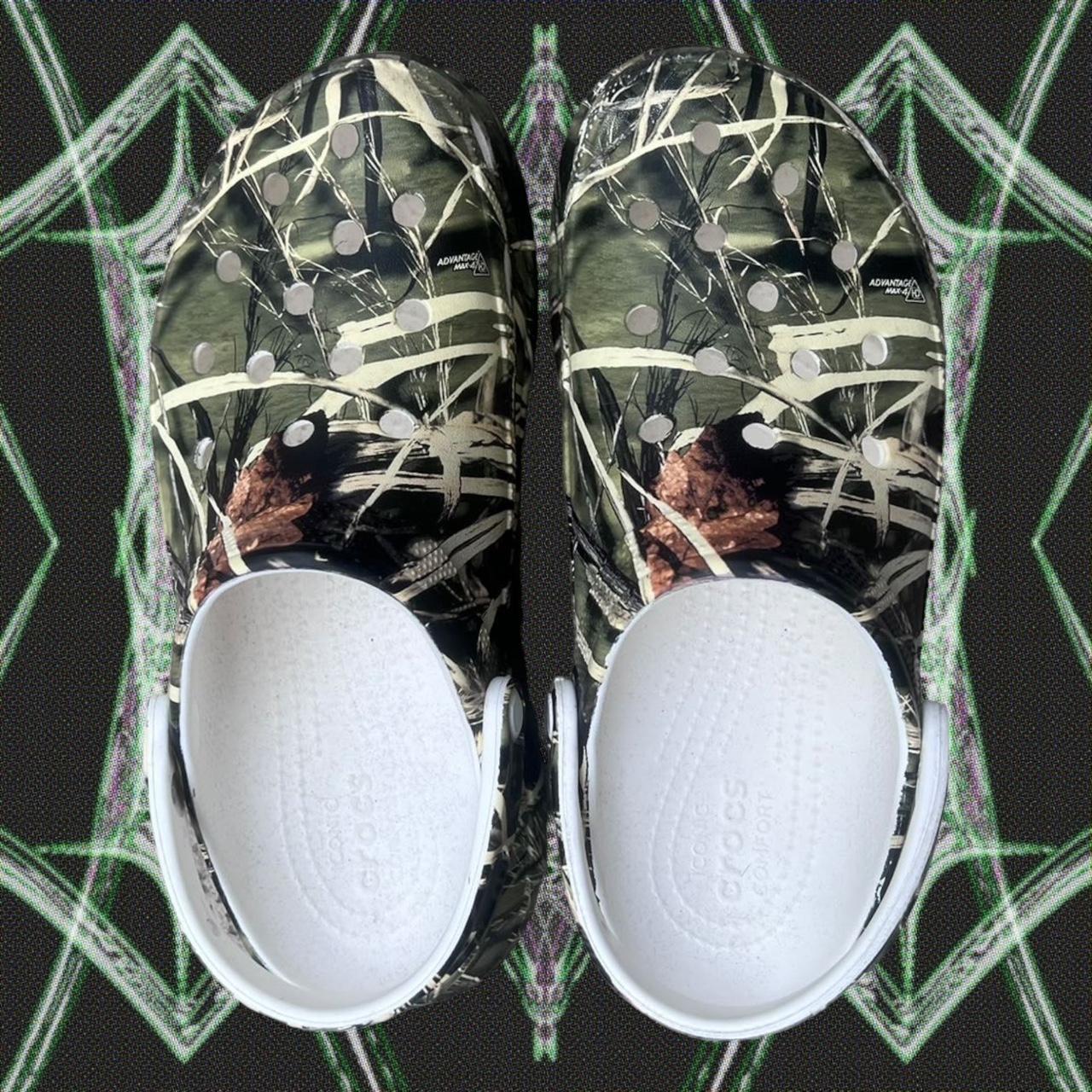 Crocs Advantage Max 4d Camouflage Shoe Lightly... - Depop