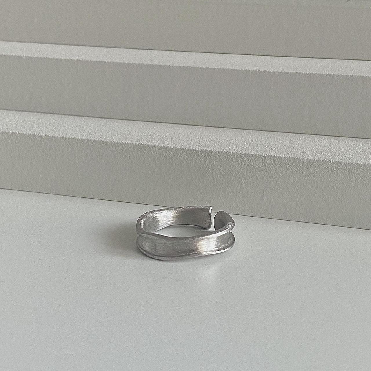 Curvature Adjustable Silver Ring —— 5mm - material:... - Depop