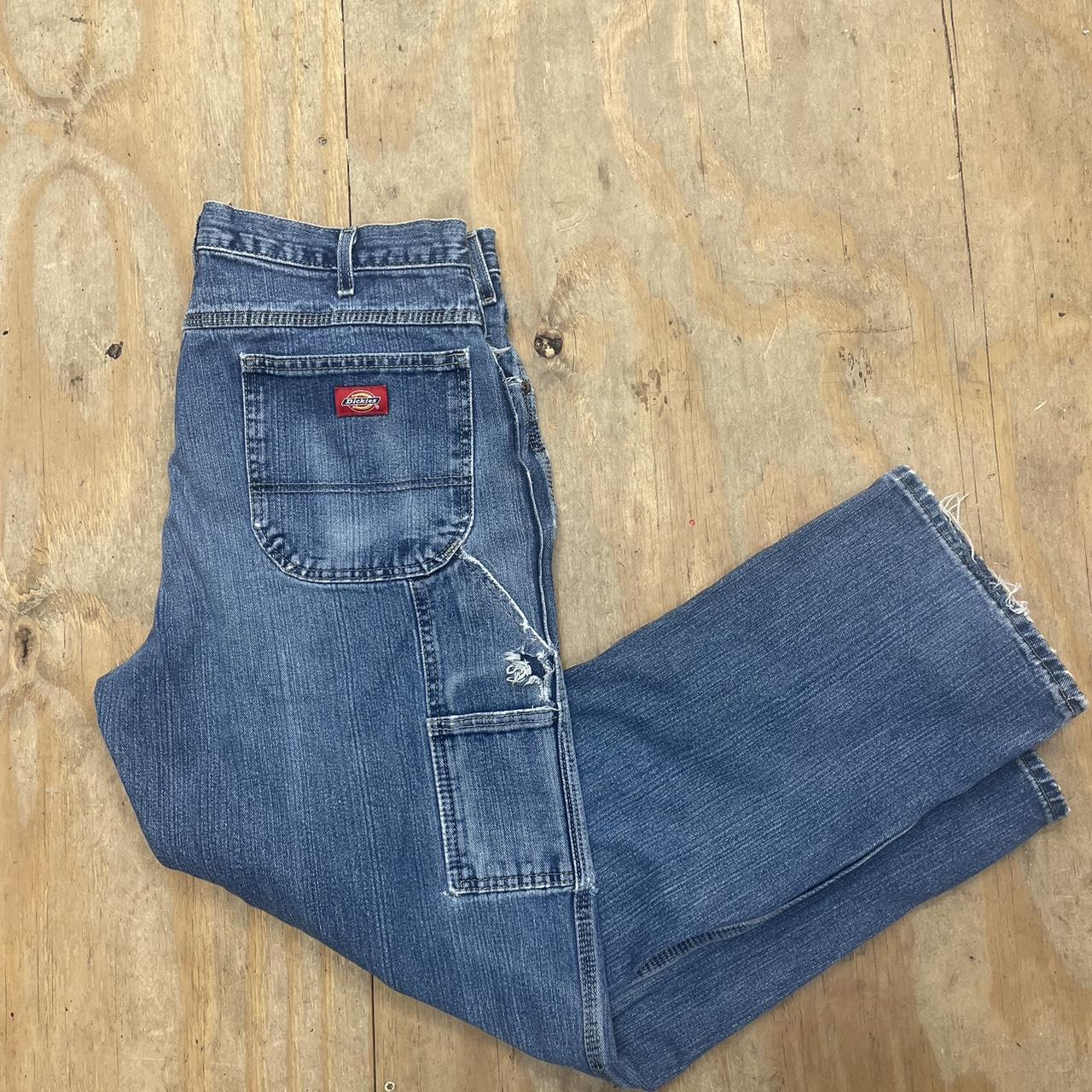 DICKIES 36X32 Front pockets ripped (shown in... - Depop