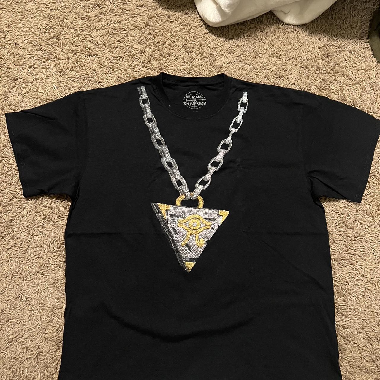 ski mask the slump god chain tee from grey day 2022 | Depop