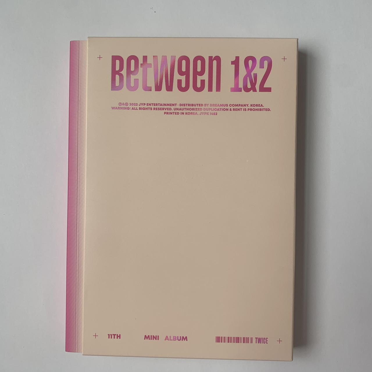 twice between 1&2 album includes all photocards and... - Depop