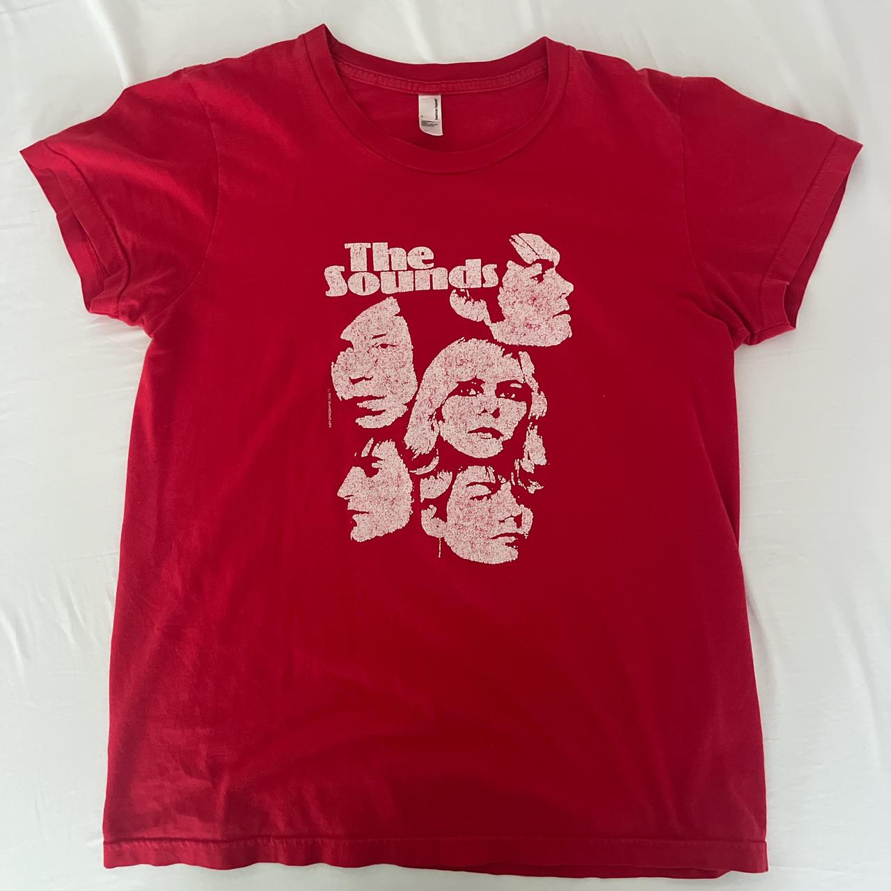 The Sounds red t-shirt #punk #bandtee - Depop