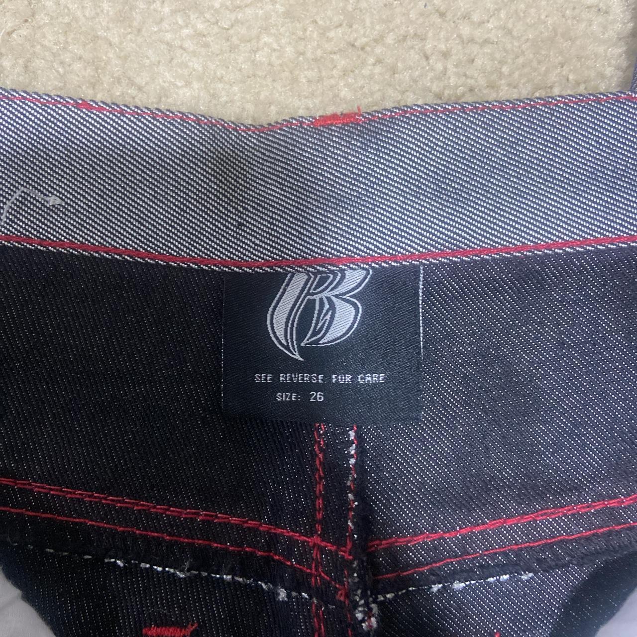 *extremely rare* dmx ruff ryder silver pants w red... - Depop