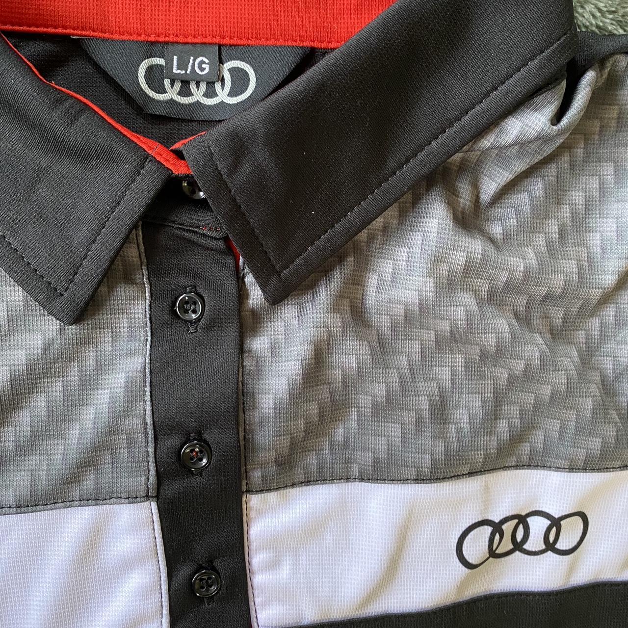 Audi Racing polo Size Large but fits mens S/M New... - Depop