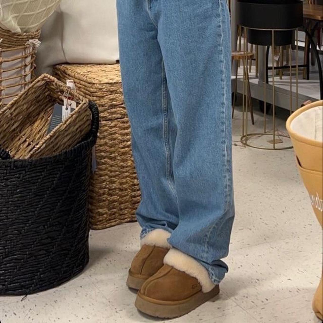 UGG Platform Slides 🤍🍂 Soo cozy for fall time... - Depop