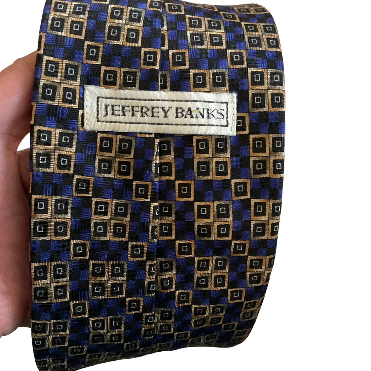 JEFFREY BANKS 100% SILK MEN'S NECK TIE MADE IN... - Depop