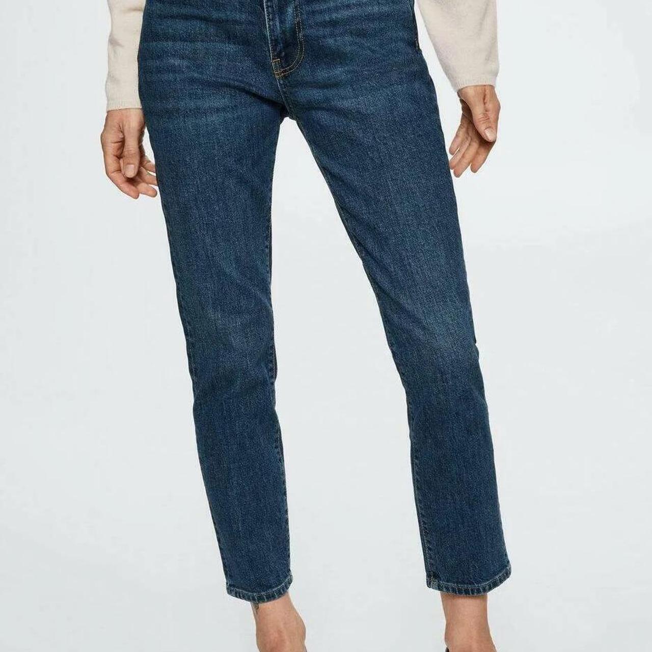 Mango Claudia Mom Jeans High rise and tapered... - Depop