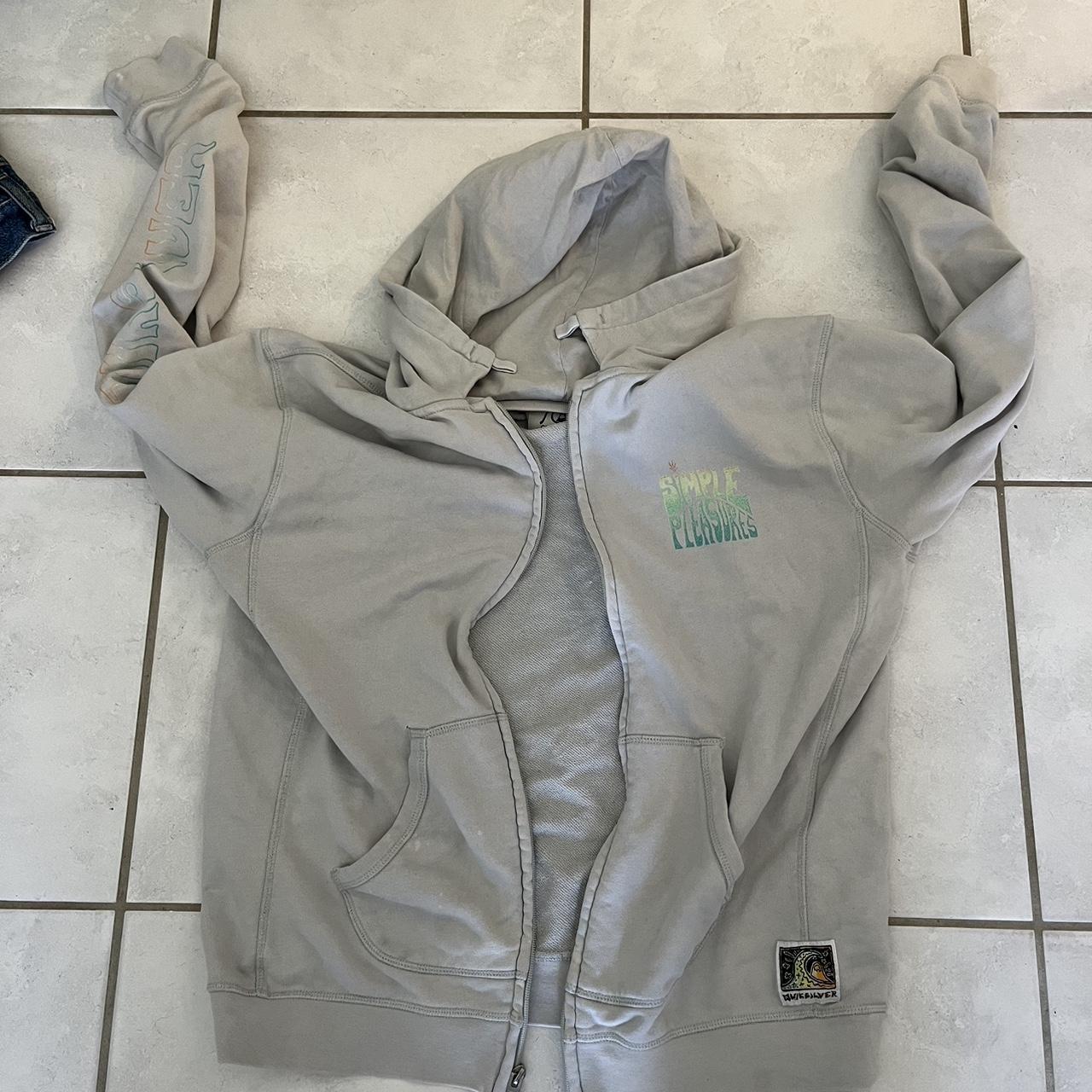 quicksilver simple pleasures hood looks swag and... - Depop