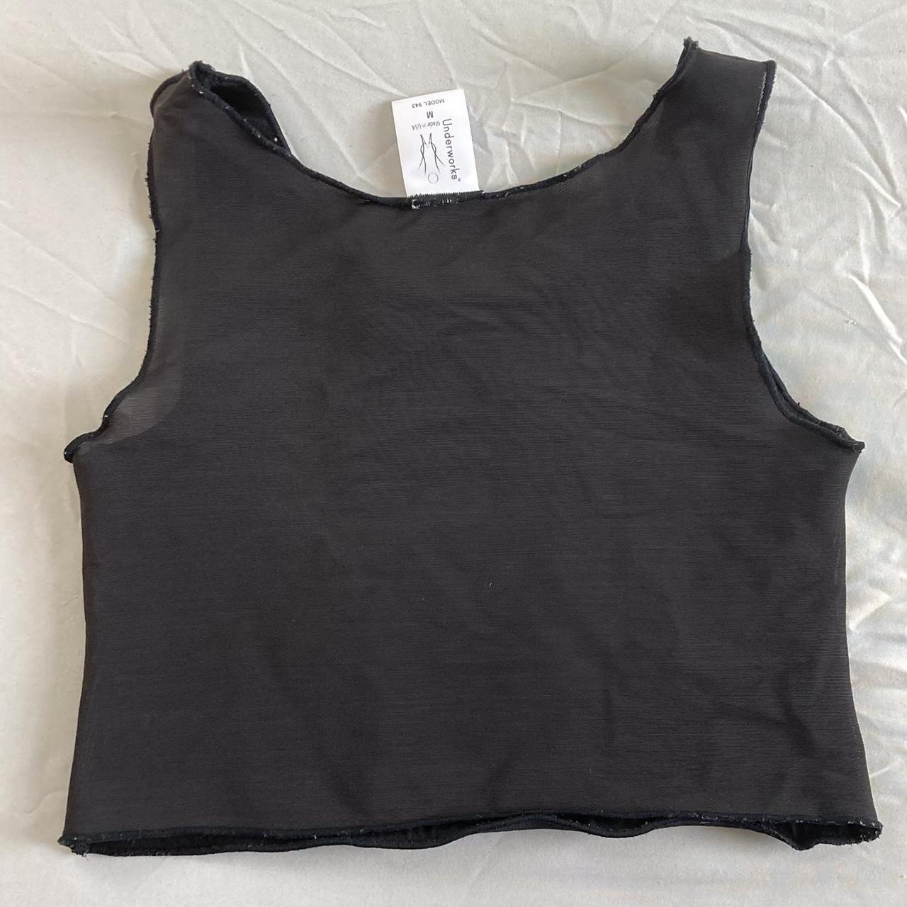Underworks Black Chest Binder size ~ medium... - Depop