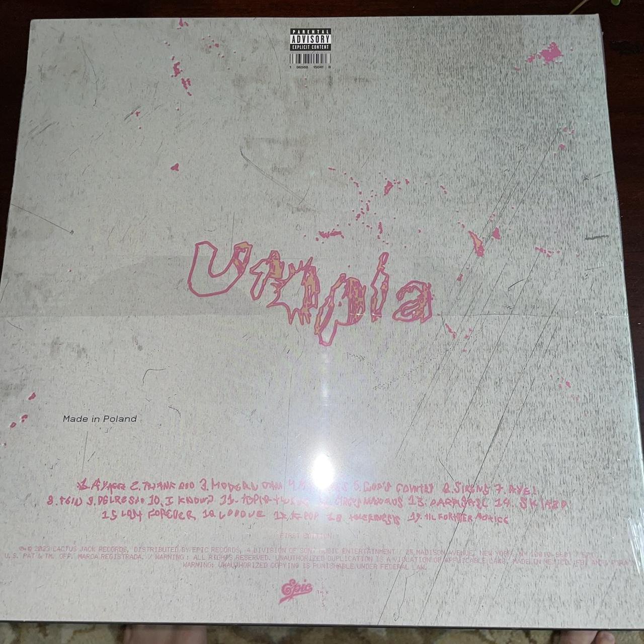 Utopia Vinyl Travis Scott Brand New Cover... - Depop