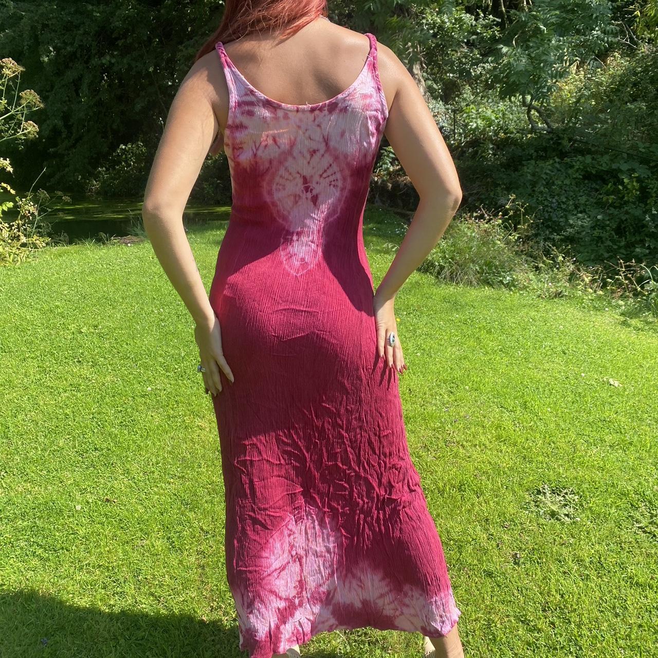 Spanish Tie Dye 90s hippie Maxi dress Very... - Depop