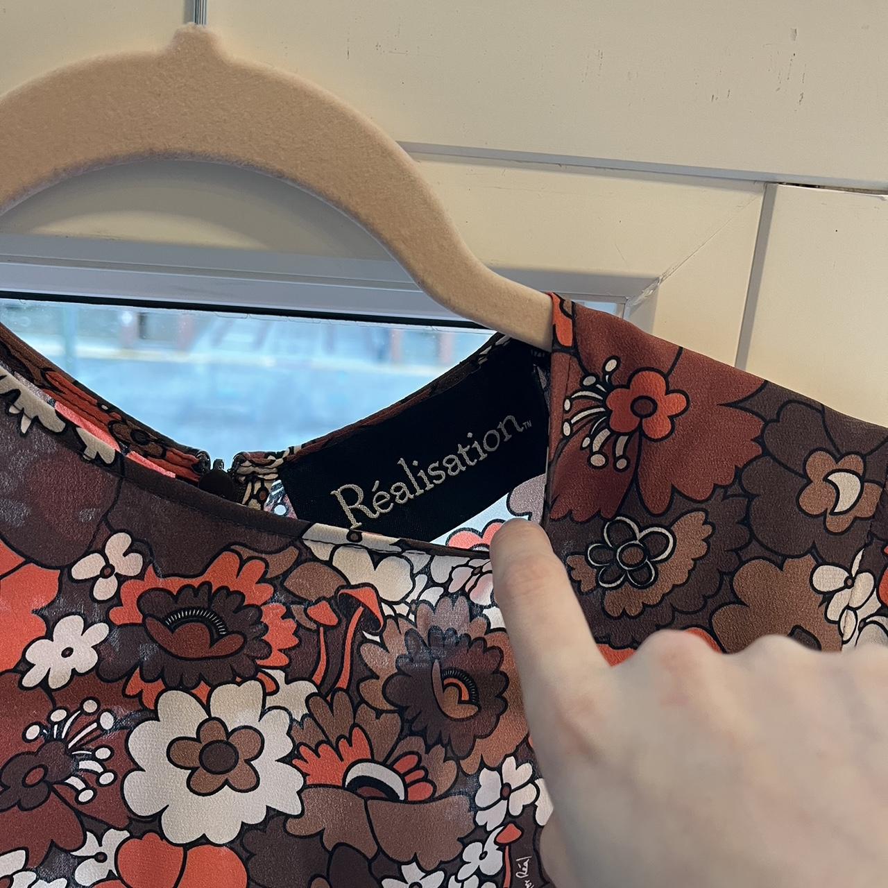 Realisation par mary jane long sleeve mini dress in... - Depop